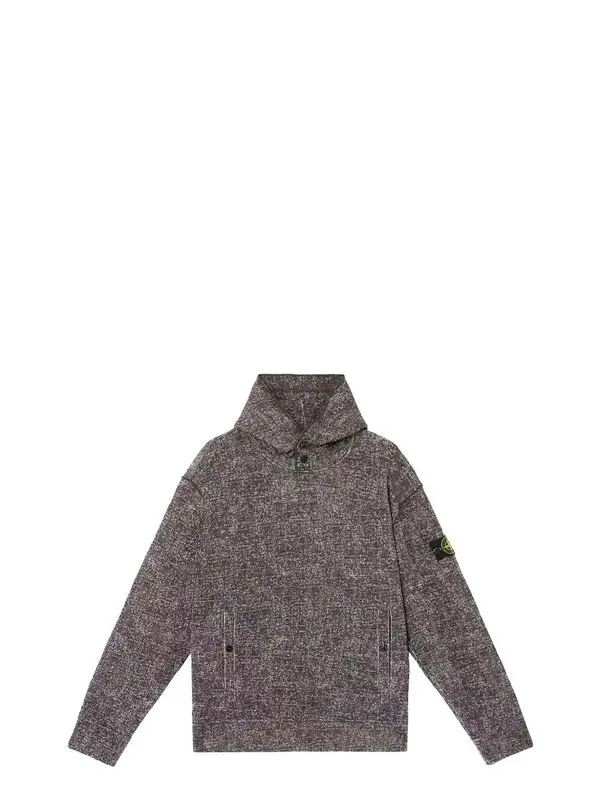 Stone Island Cotton Hoodie - Purple