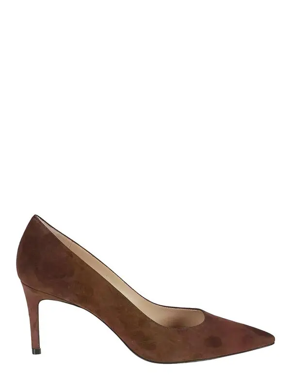 STUART WEITZMAN 75mm Power Pointed Pumps - Brown