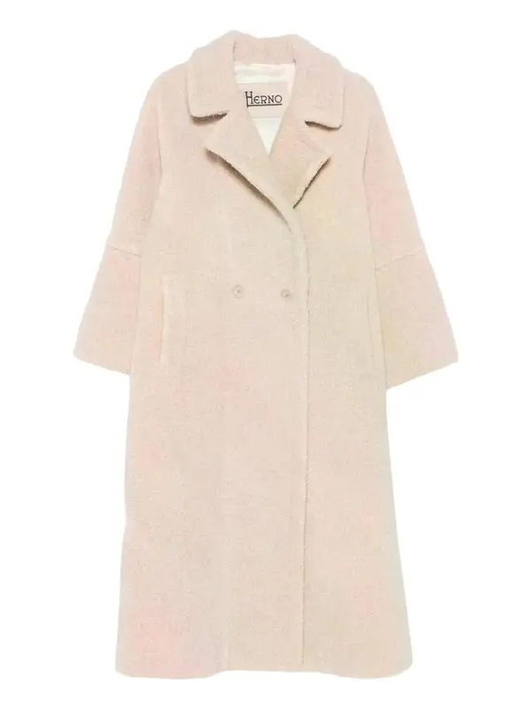 Herno Double-breasted Coat - Neutrals