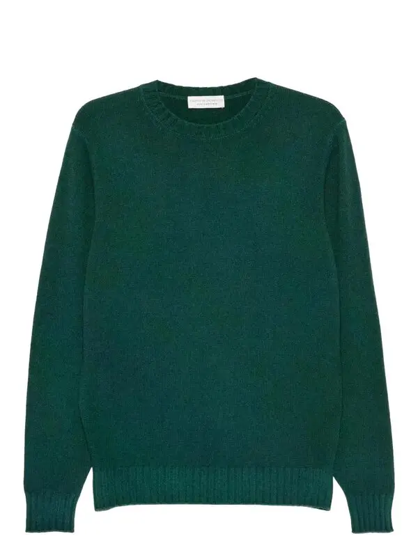 FILIPPO DE LAURENTIIS Crew Neck Sweater - Green