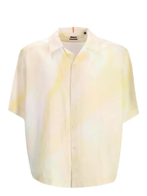 BOSS Tie-dye Short-sleeve Shirt - Yellow
