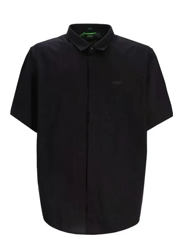 BOSS Cotton Shirt - Black