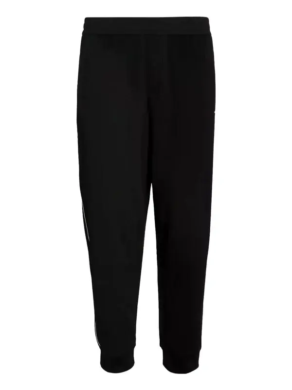 Armani Exchange Side-stripe Track Pants - Black