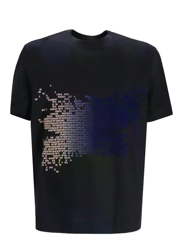 Emporio Armani Logo-print T-shirt - Blue