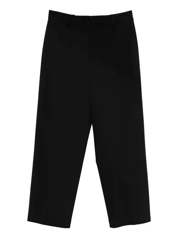Liviana Conti Concealed Fastening Trousers - Black
