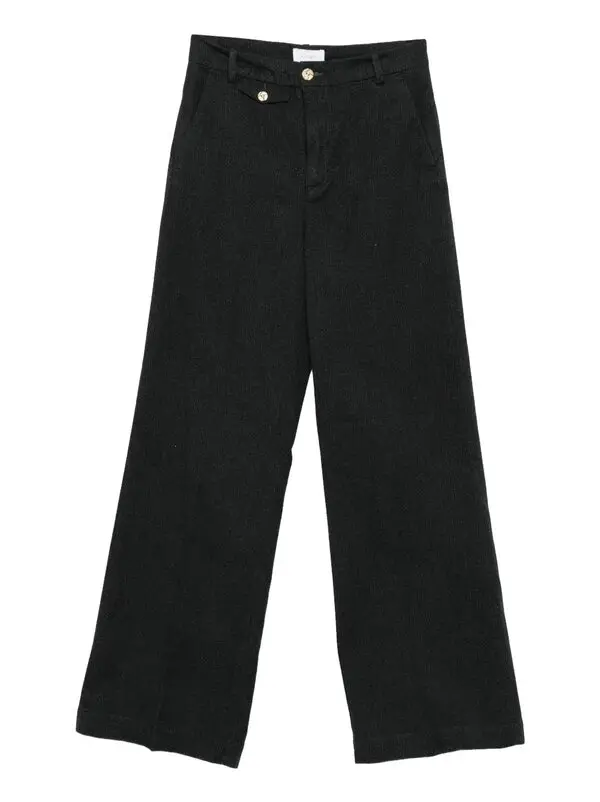 40WEFT Pressed-crease Trousers - Blue