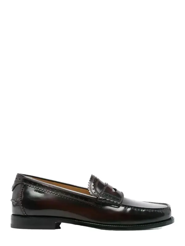 Bally Logo-plaque Loafers - Red