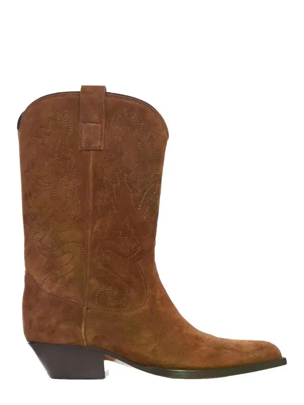 BUTTERO® Embroidered Boots - Brown