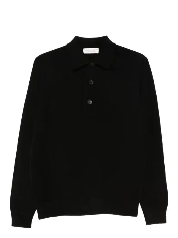 FILIPPO DE LAURENTIIS Buttoned Wool Sweater - Black