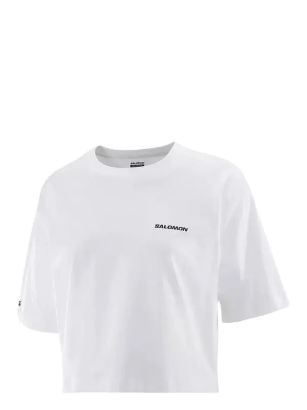SALOMON Logo Short Sleeve T-shirt - White
