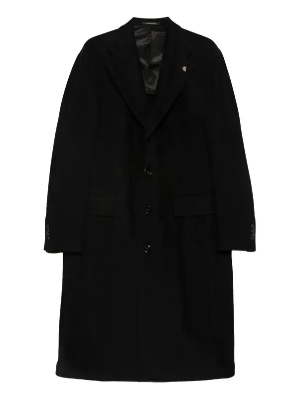 GABRIELE PASINI Luigi Bianchi Button Coat - Black