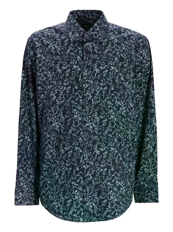 BOSS Floral Shirt - Blue