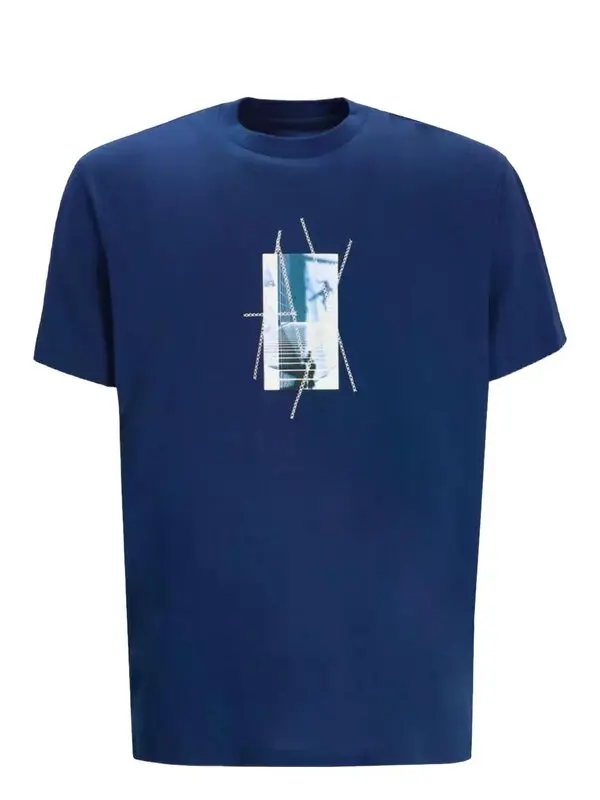 Armani Exchange Graphic Print T-shirt - Blue
