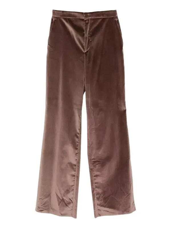 Tagliatore Velvet Trousers - Brown