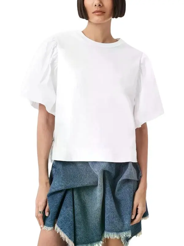 ALLSAINTS Jess Puff-sleeve Top - White