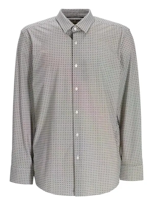 BOSS Patterned Shirt - Grey