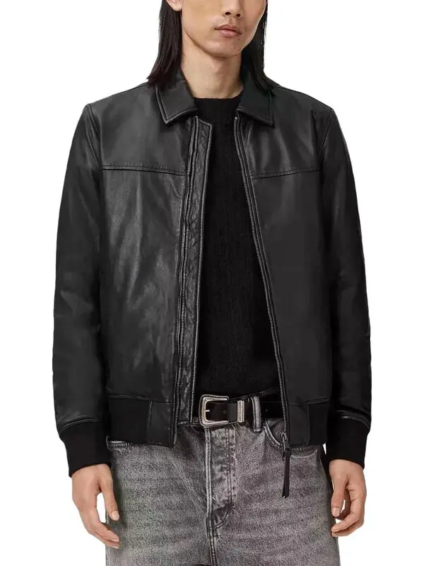 ALLSAINTS Rashford Leather Jacket - Black