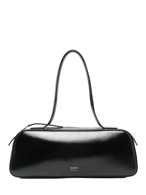 Khaite Simona Leather Shoulder Bag - Black