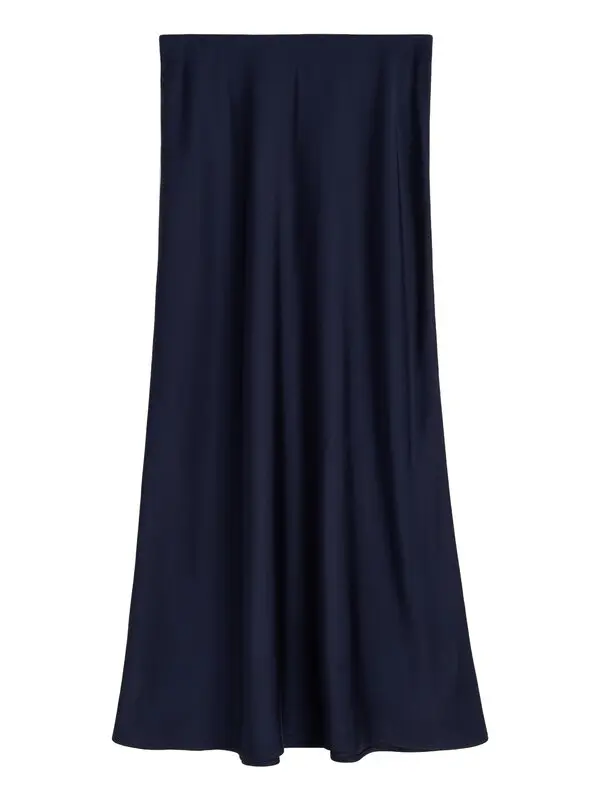 BY MALENE BIRGER Boshan A-line Midi Skirt - Night Sky
