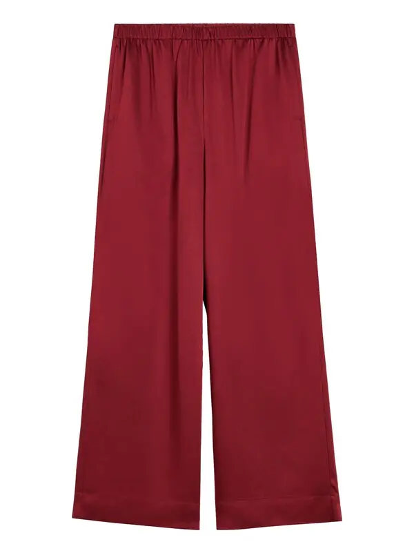 BY MALENE BIRGER Cabello Wide-leg Trousers - Cabernet