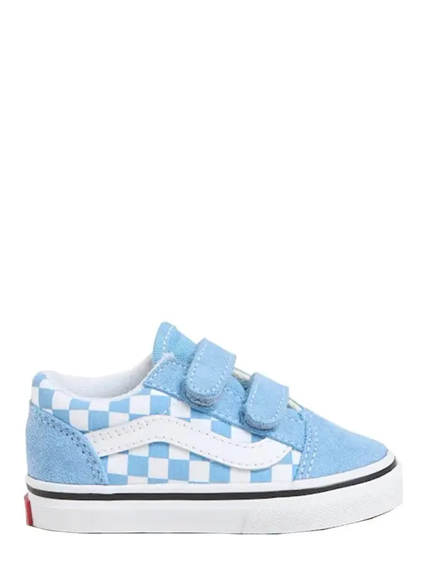 VANS Old Skool Checkerboard Sneakers - Blue