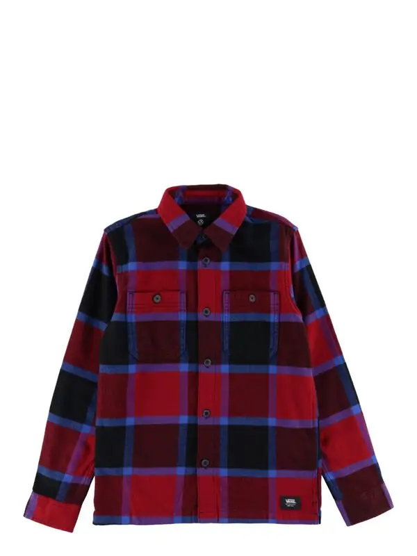 VANS Flannel Shirt With Logo - Multicolour