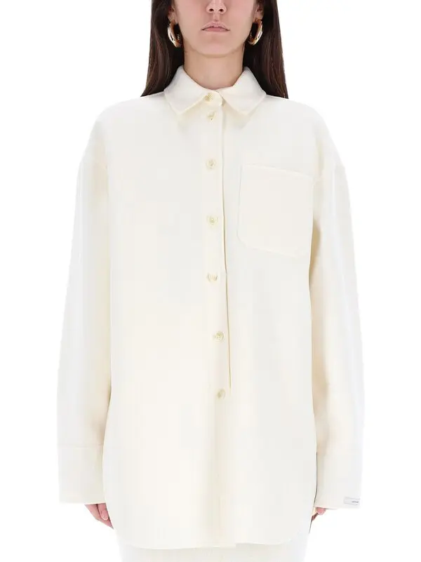 Sportmax Oversized Shirt - White