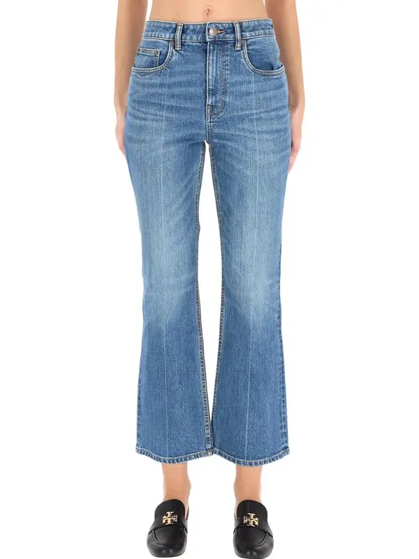 Tory Burch Cropped Pants - Denim