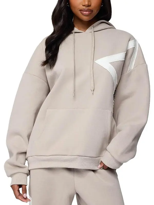 EDIKTED Starly Oversized Hoodie - Gray