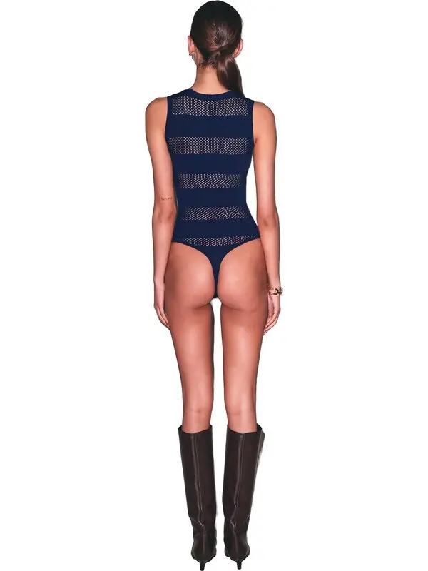 Fleur Du Mal Simone Bodysuit - Night Sky
