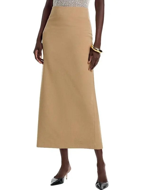 Rue Sophie Desy Back Zip Skirt - Mocha