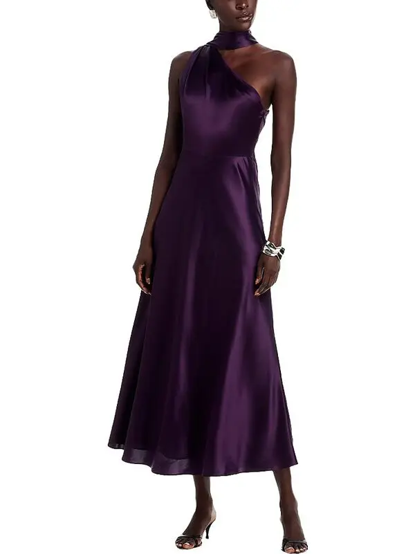 Rue Sophie Jadeleine Midi Dress - Eggplant