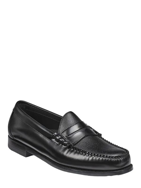 G.H.BASS X Reigning Champ Larson Weejuns Penny Loafer - Black