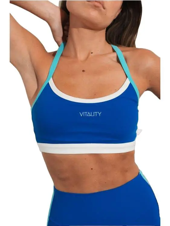 VITALITY Cloud Ii Bar Bra - River Contrast