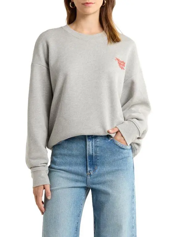 FAVORITE DAUGHTER X 'nobody Wants This' Crewneck Sweatshirt - Heather Grey