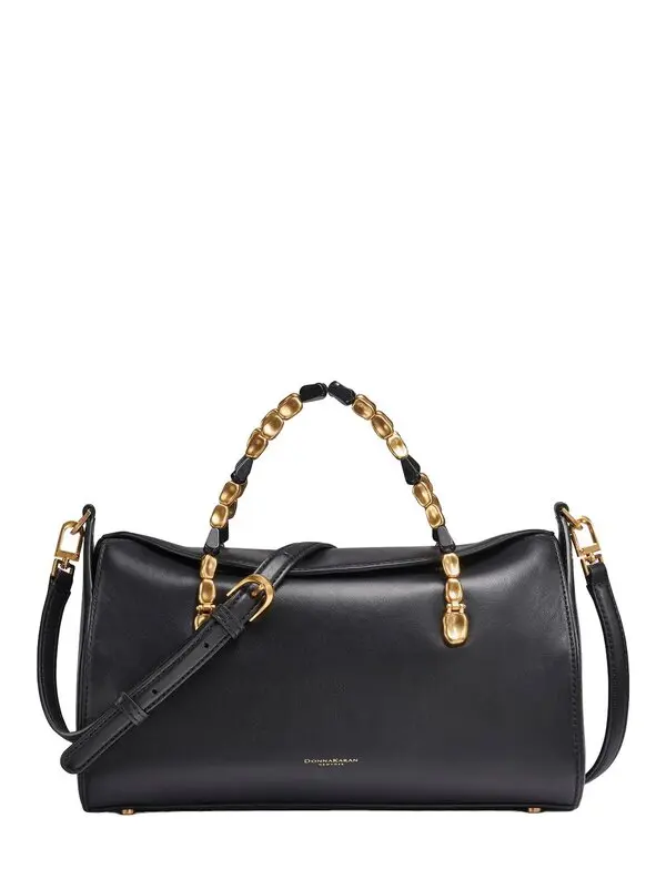 Donna Karan New York Crinoline Satchel - Black/gold