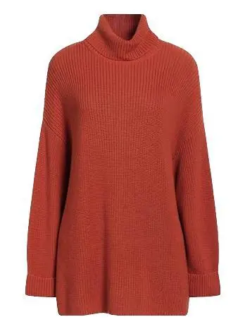 Barbour Cable-knit Turtleneck - Rust
