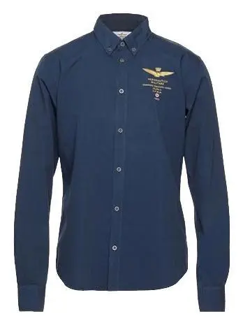 AERONAUTICA MILITARE Shirt Size Cotton - Blue