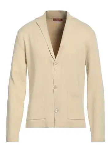 DANIELE FIESOLI Cotton Knitted Single-breasted Blazer - Beige