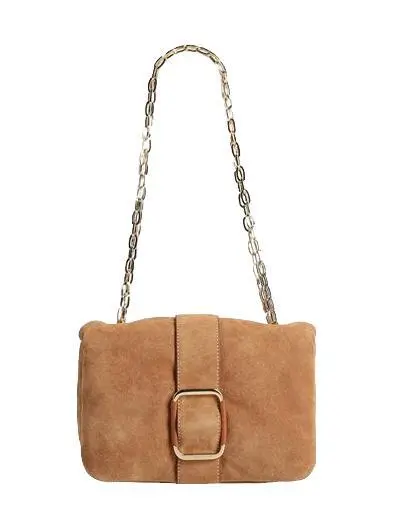 Ba&sh Handbag In Calfskin - Beige