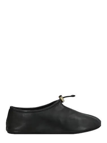 Khaite Leather Loafers - Black