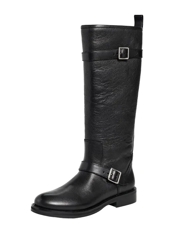 Simkhai Noah Leather Boots - Black