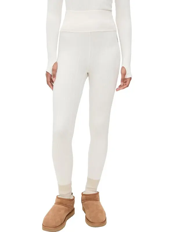 Free People Run Around Seamless Leggings - Ivory Combo
