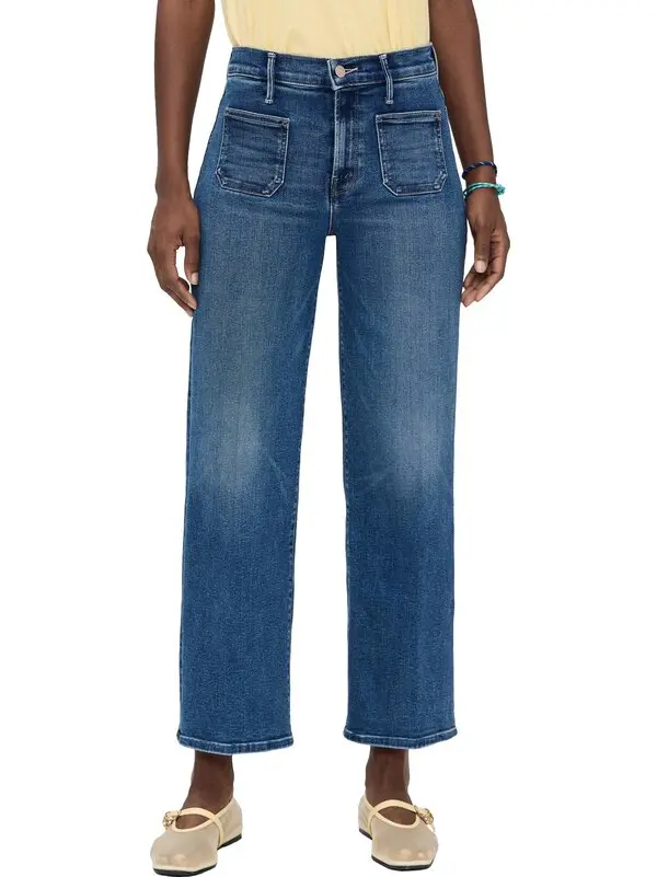 MOTHER Patch Pocket Ankle Jeans - Let's Split