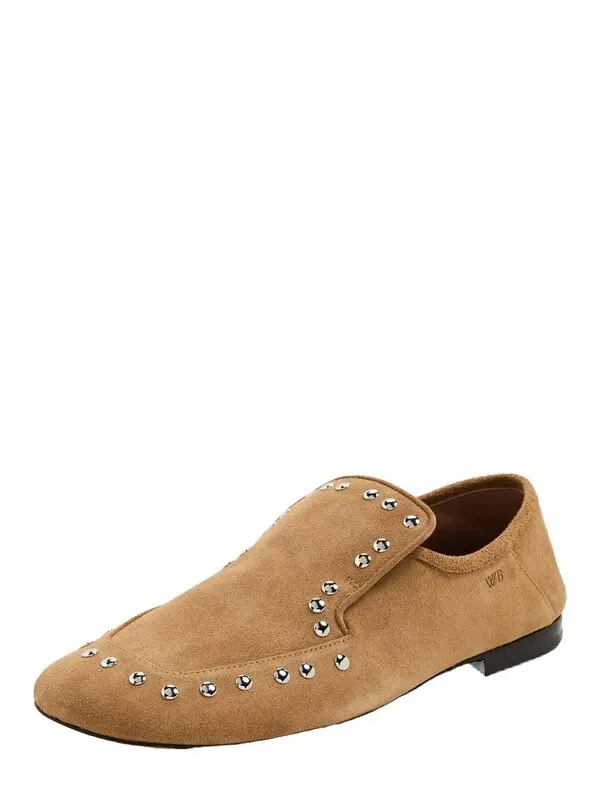 WALES BONNER Studded Slippers - Camel