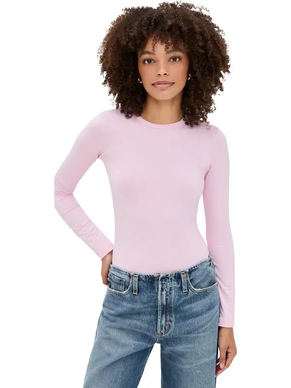 LE BOP Hannah Thong Bodysuit - Pink