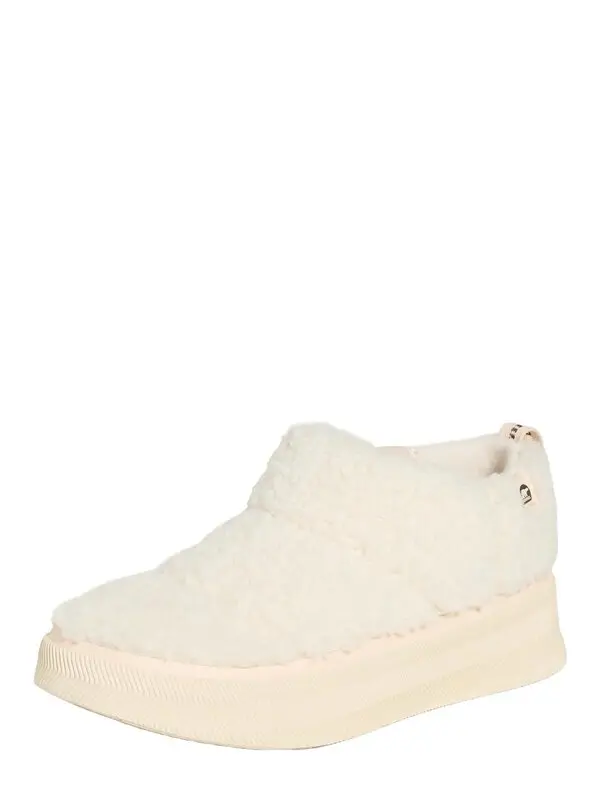 Sorel Out N About Iv Mini Puffy Slippers - Natural/chalk