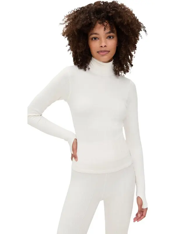 Free People Run Around Seamless Layer Top - Ivory
