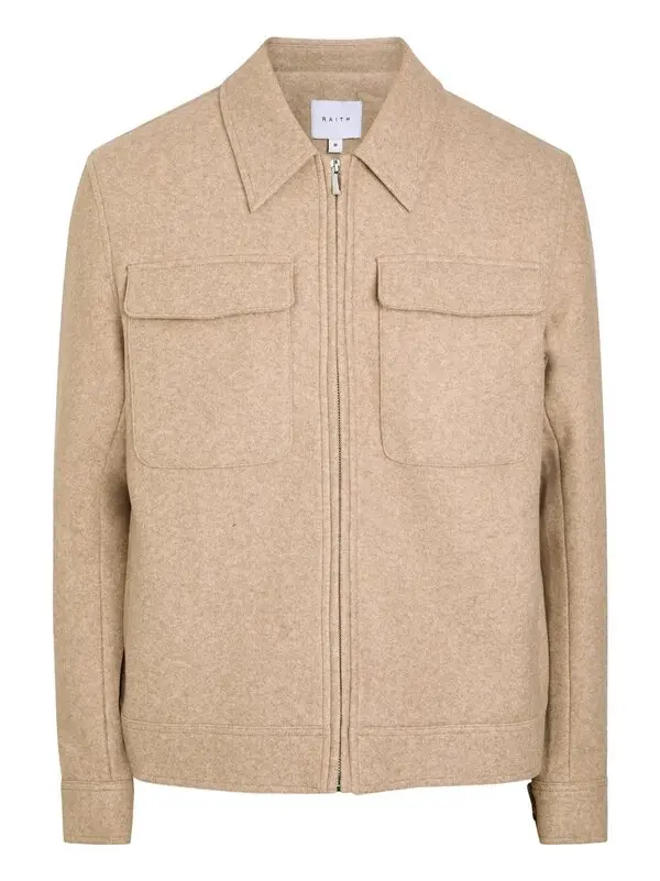 RAITH Fabien Felt Jacket - Taupe