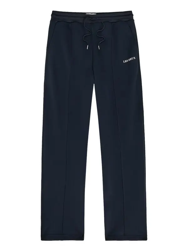 LES DEUX Ballier Pintuck Jersey Track Pants - Navy
